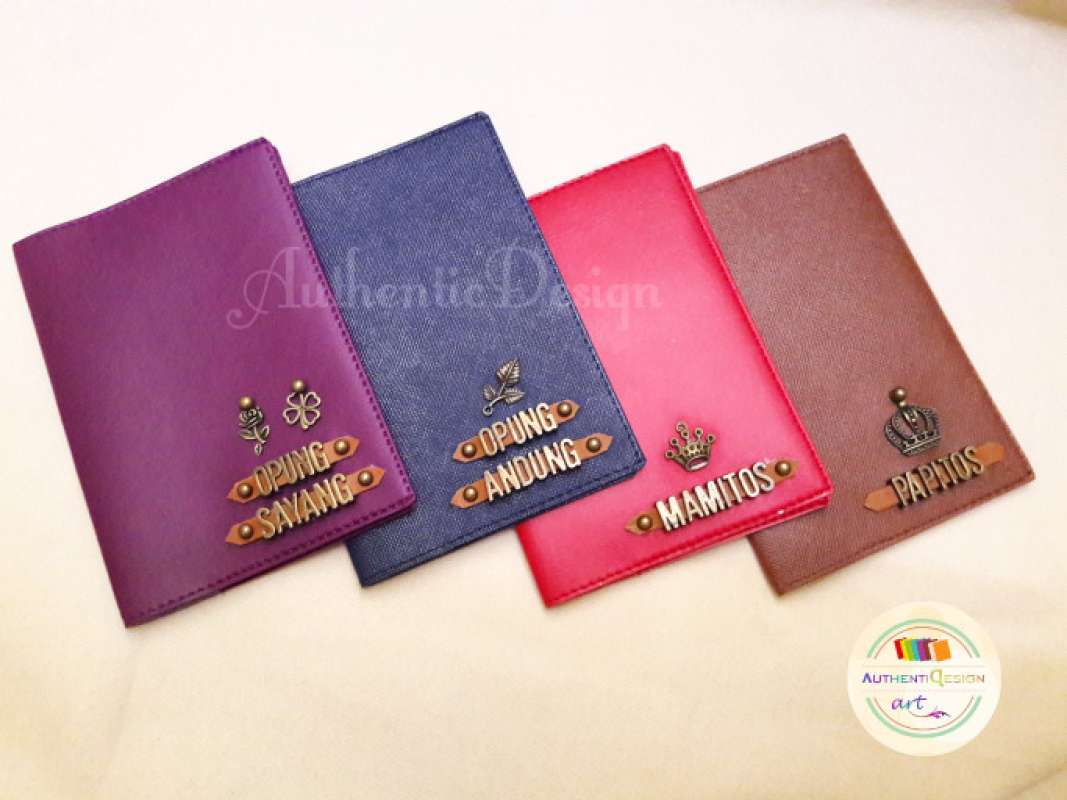 Jual Tempat Passport / Passport Cover / Seaman Book Cover /dgn Inisial ...