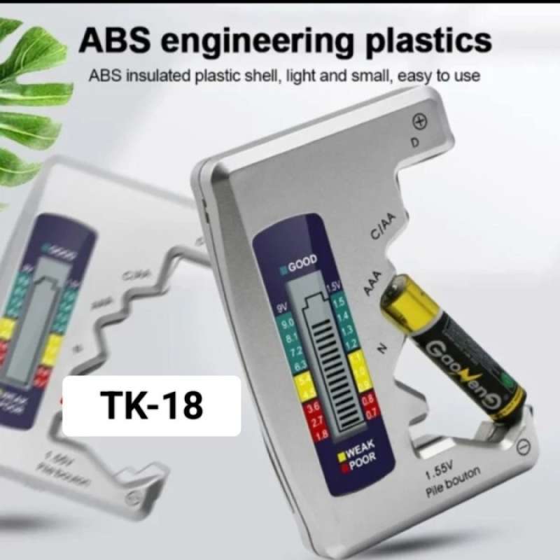 Jual Tk-18 Alat Tester Cek Baterai Universal Dengan Layar Lcd Test ...