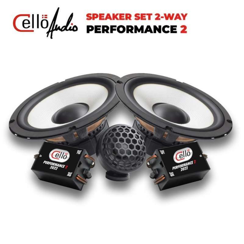 Promo Speaker Split 2 Way Cello Performance 2 (midbass + Tweeter) New ...