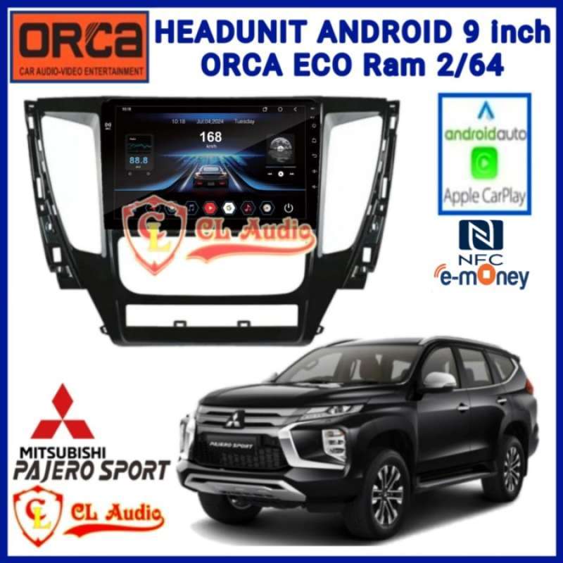 Promo Head Unit Android Orca Eco 9 Inch Oem Pajero Sport 2017-2020 ...