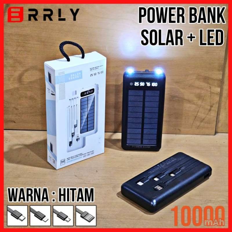 Promo Powerbank Power Bank Powercore Solar Cell Led 12 Light 168.000 ...