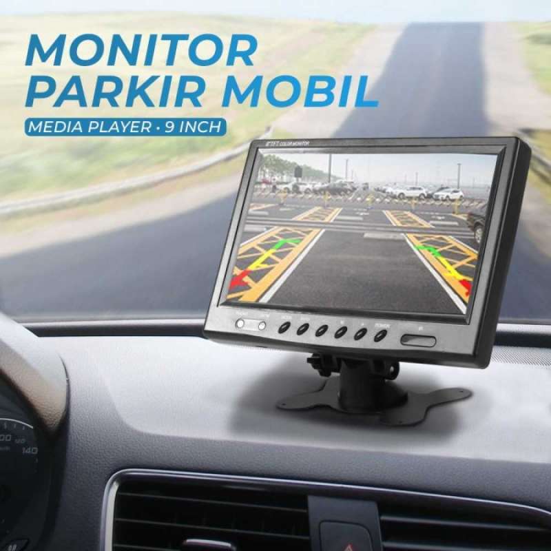 Promo Monitor Parkir Mobil Rear View Tft Lcd Dvd Mp3 Player 9 Inch ...