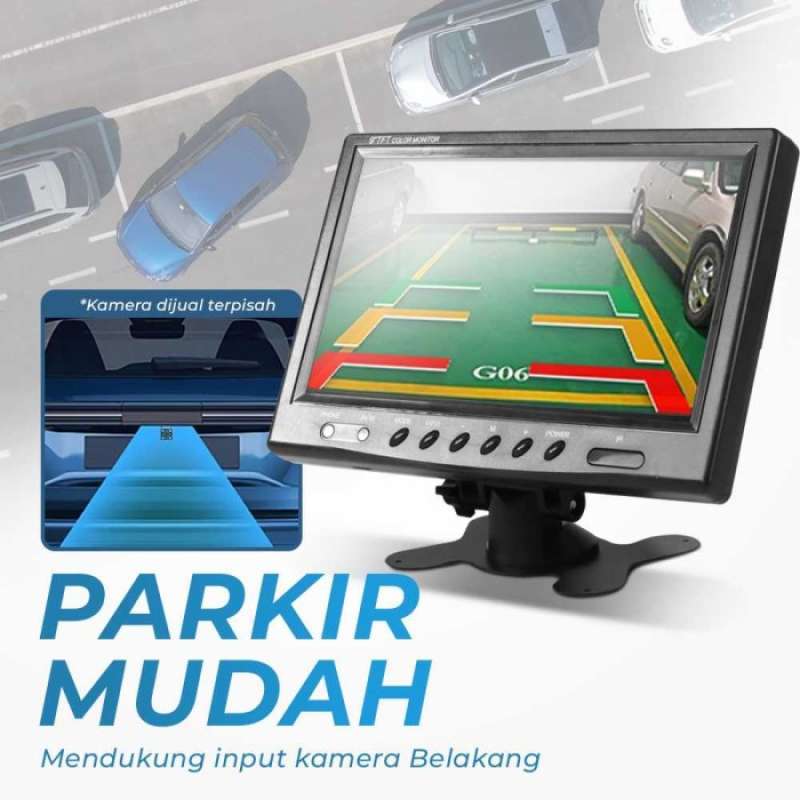 Promo Monitor Parkir Mobil Rear View Tft Lcd Dvd Mp3 Player 9 Inch ...