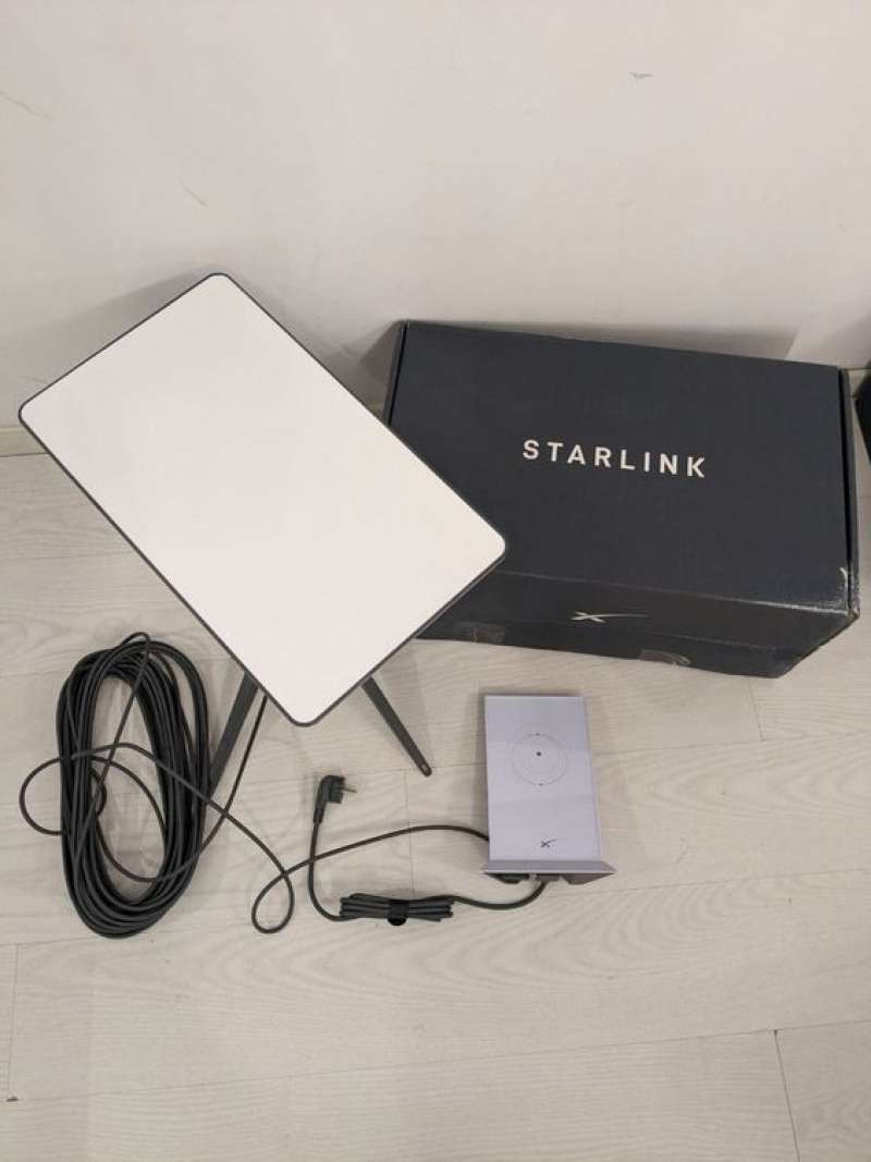 Promo Starlink Standard Internet Kit Satellite Antenna & Wifi Router ...