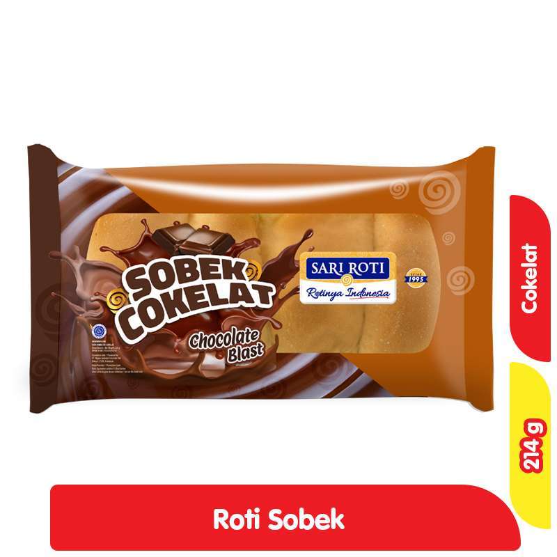 Jual Sari Roti Sobek Cokelat 214 G Di Seller Alfamart Official Store ...