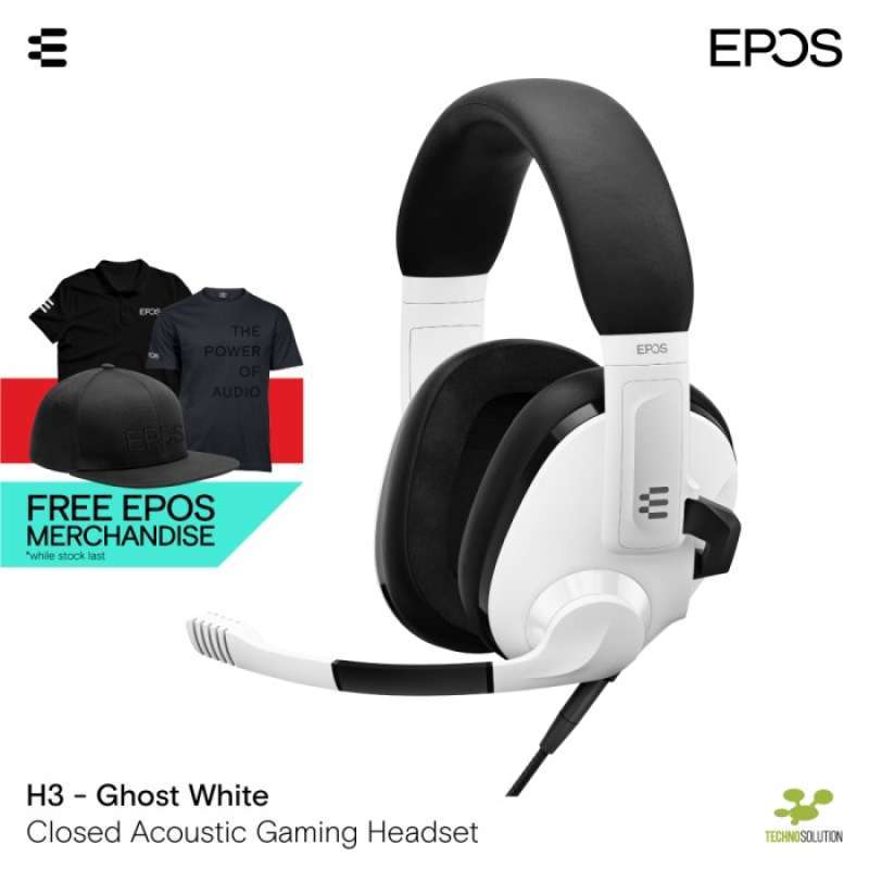 Promo Epos H3 White - Closed Acoustic Gaming Headset Diskon 33% Di Seller Kanzahana Store - Koja ...