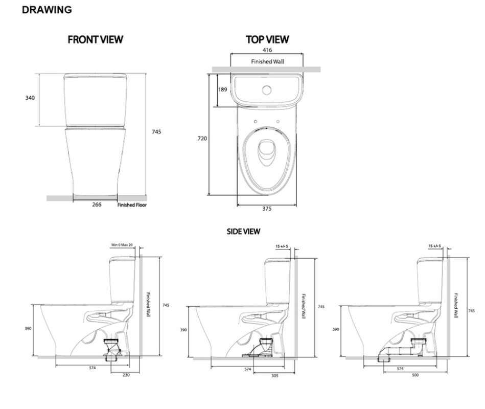Jual Kloset Duduk Toilet Close Coupled American Standard Loven Cc Ri305 ...