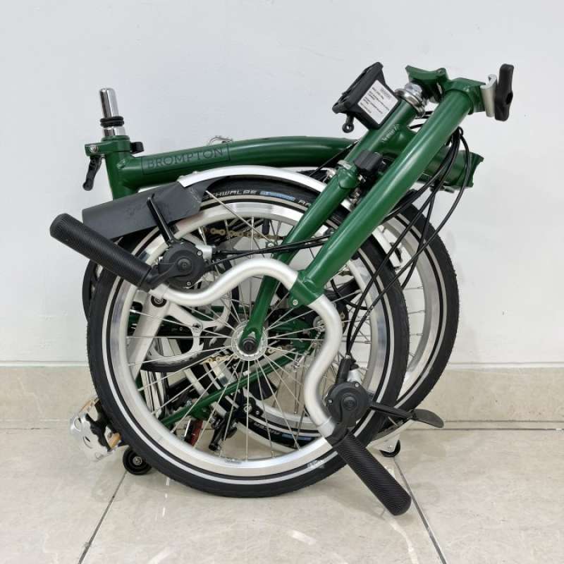 Promo Sepeda Lipat Brompton Original M6l Warna Racing Green Diskon 33% ...
