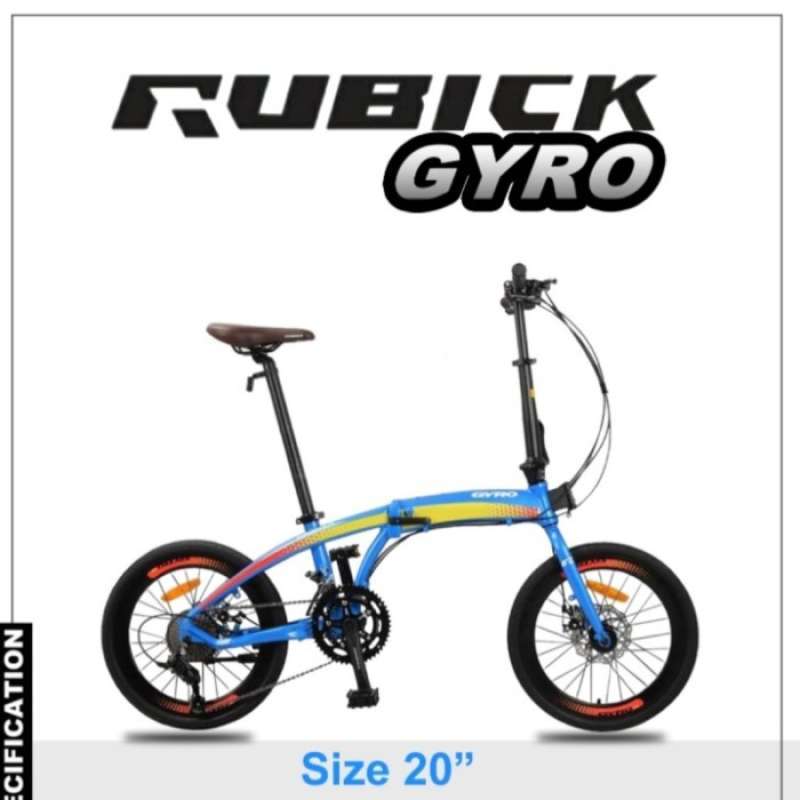 Promo Sepeda Lipat 20 Inch Rubick Gyro New Frame Alloy 18 Speed Diskon ...