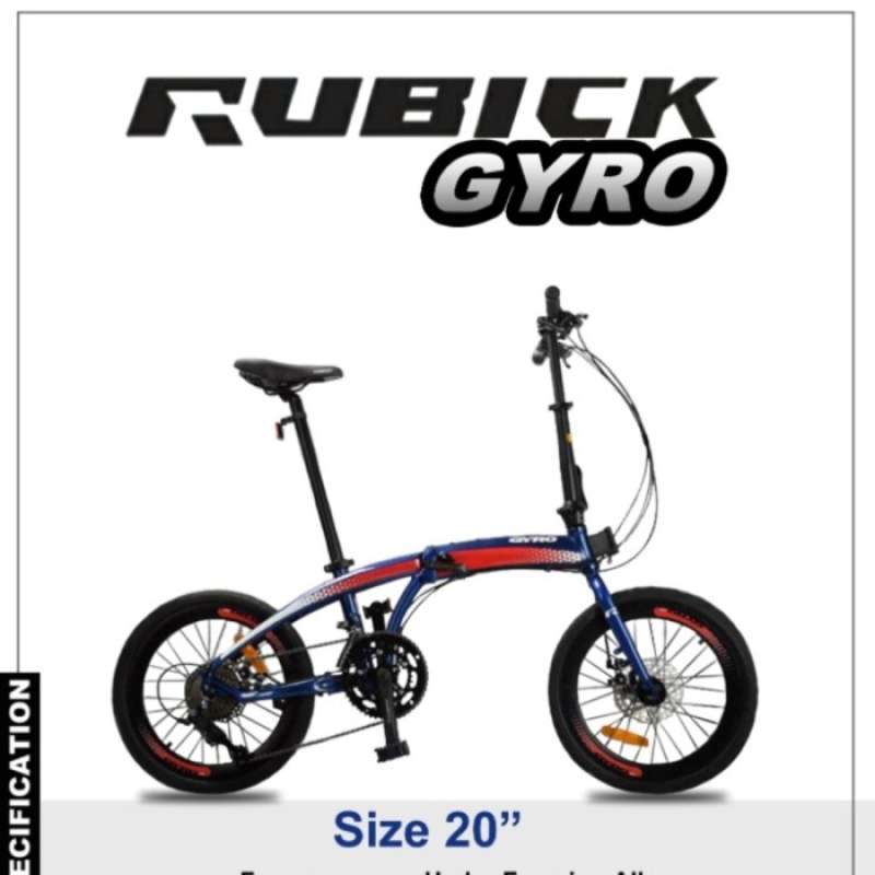 Promo Sepeda Lipat 20 Inch Rubick Gyro New Frame Alloy 18 Speed Diskon ...