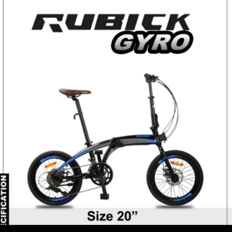 Promo Sepeda Lipat 20 Inch Rubick Gyro New Frame Alloy 18 Speed Diskon ...