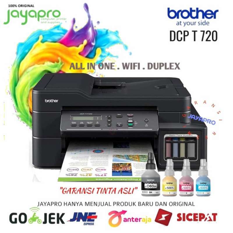 Promo Brother Dcp T 720w Adf Duplex Wifi Resmi Diskon 33% Di Seller ...
