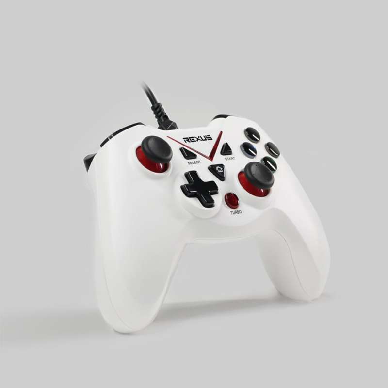 Jual Rexus Gx2 Gladius Pro Gaming Gamepad - Joystick / Stick - White ...