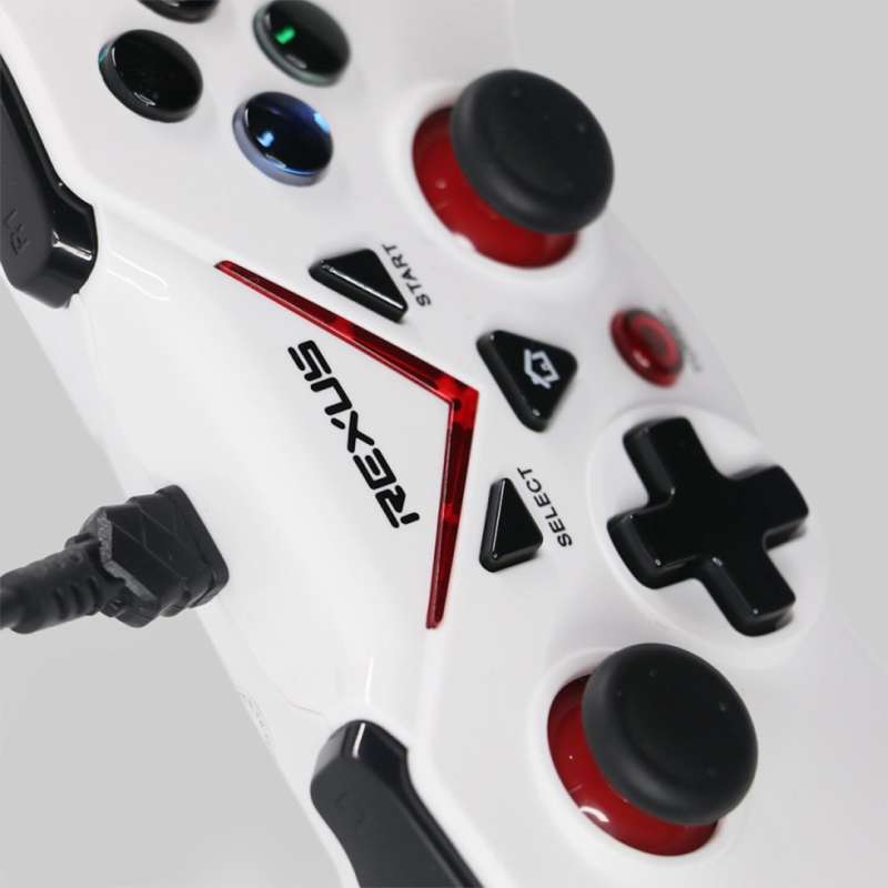 Jual Rexus Gx2 Gladius Pro Gaming Gamepad - Joystick / Stick - White ...