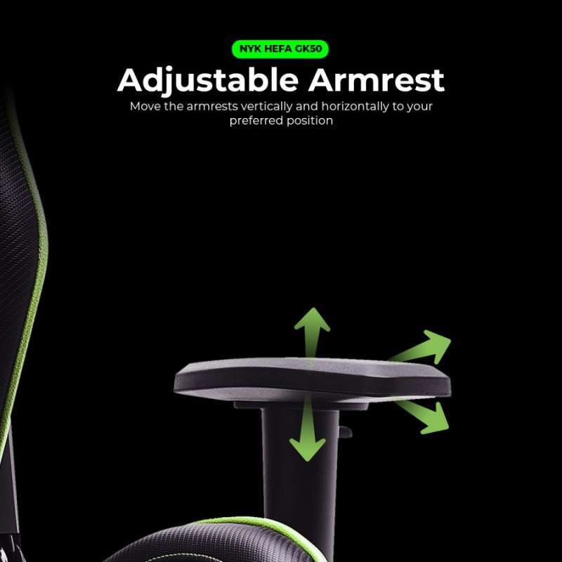 Jual Nyk Nemesis Hefa Gk50 Gk-50 Dual Cover Gaming Chair Kursi ...