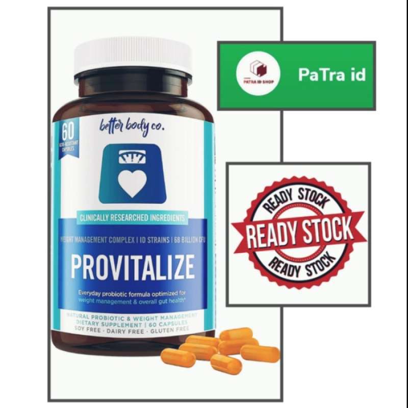 Promo Better Body Co. Provitalize 100% Natural & Unique Probiotic ...