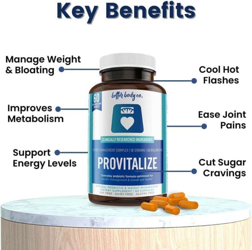 Promo Better Body Co. Provitalize 100% Natural & Unique Probiotic ...