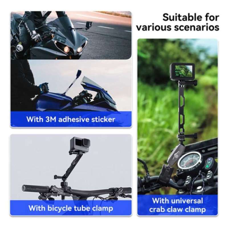 Promo Extension Arm Rod Motor Aluminium For Action Cam 16.5cm Diskon 23 ...