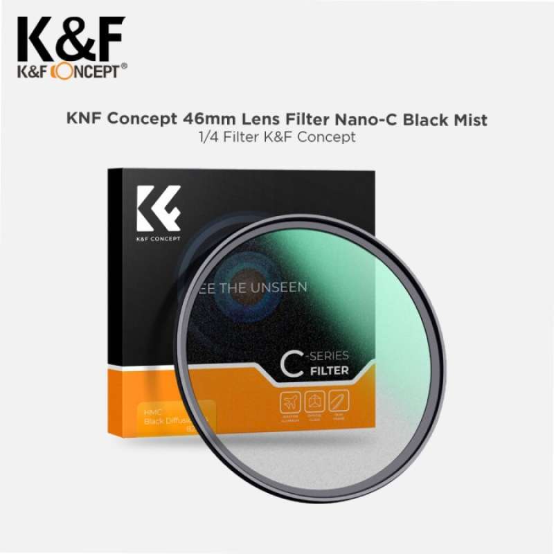 Promo Knf Concept 46mm Lens Filter Nano-c Black Mist 1/4 Filter K&f ...