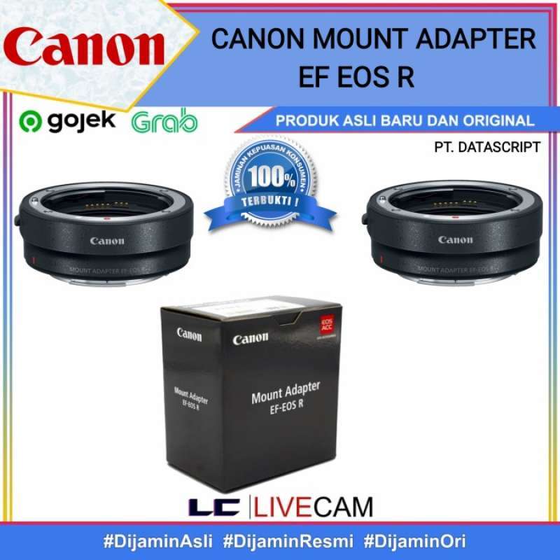 Promo Canon Mount Adapter Ef-eos R / Adapter Canon Ef Eos R / Adapter Eos R Diskon 23% Di Seller ...