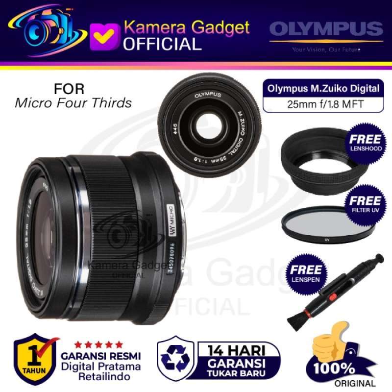 Promo Olympus 25mm F1.8 Mft M.zuiko Digital 25 Mm F/1.8 Om System Diskon 23% Di Seller Guinevere ...
