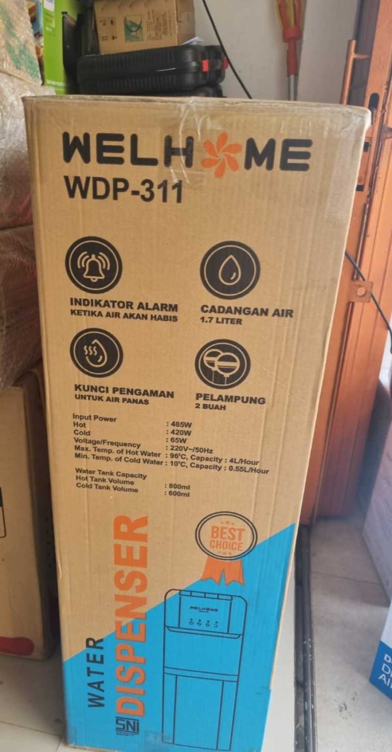 Promo Sale Welhome Dispenser Galon Bawah 3 Kran Wdp 311 Panas Normal ...