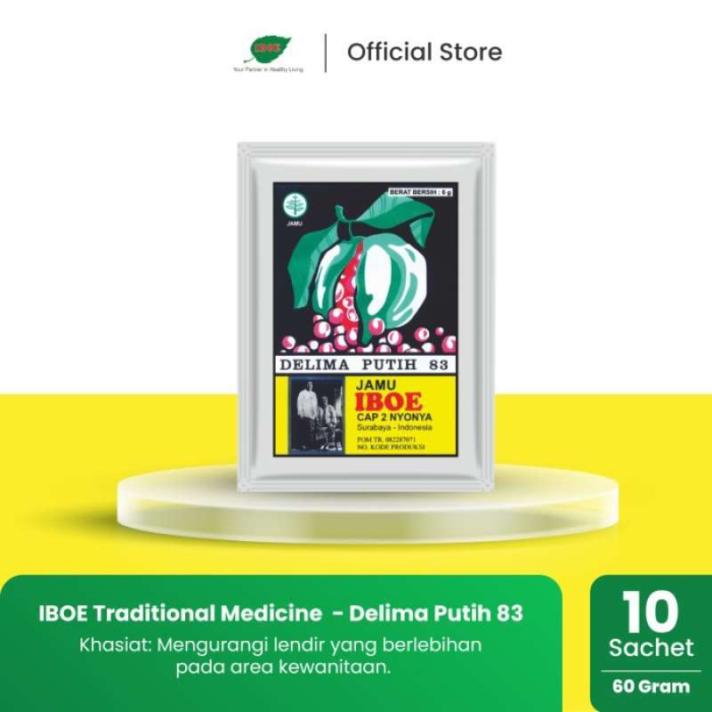 Jual Jamu Iboe - 1 Pack Delima Putih @ 10 Sachet Di Seller Jamu Iboe ...