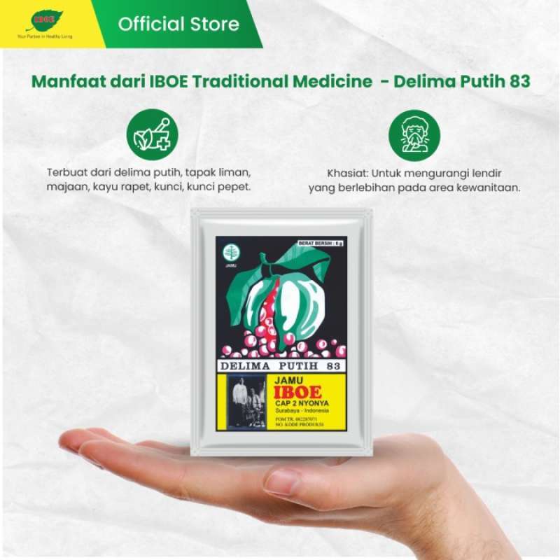 Jual Jamu Iboe - 1 Pack Delima Putih @ 10 Sachet Di Seller Jamu Iboe ...