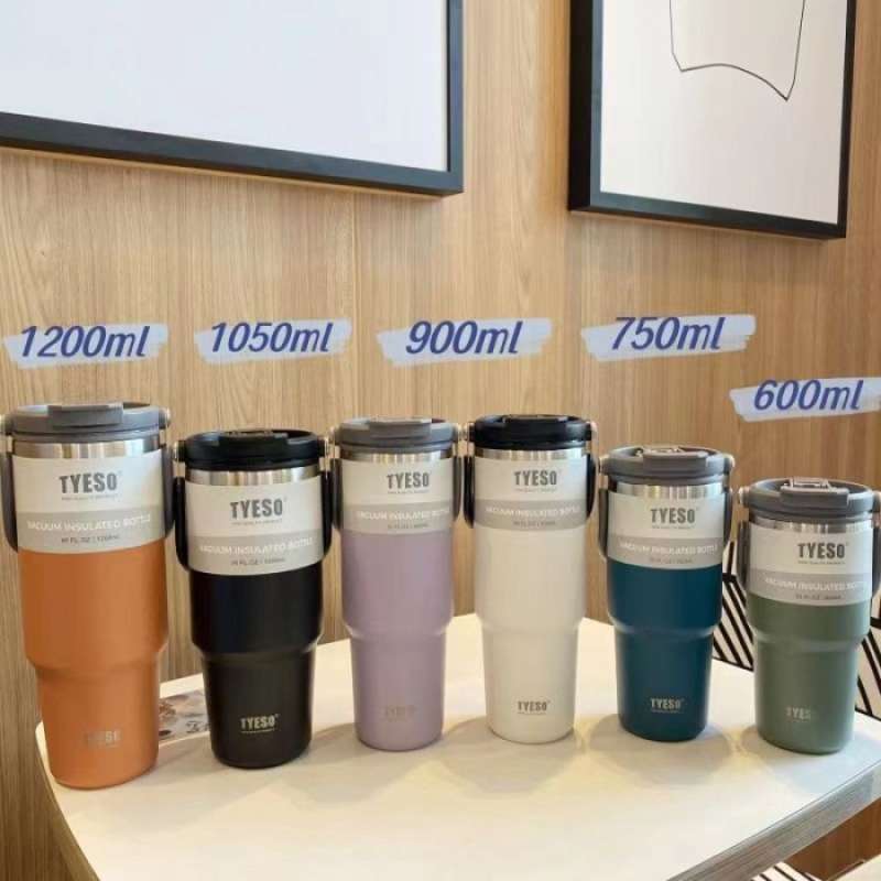 Promo Tumbler Tyeso Ts 8826 600 Ml Gelas Kopi Botol Minum Tahan Dingin Panas Ts-8826 Coffee Cup ...