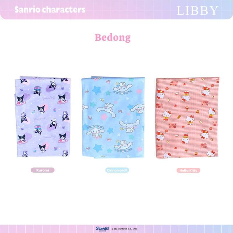 Jual Libby Sanrio Bundling Perlengkapan Bayi Kuromi Cinnamoroll Hello Kitty Bedong | Sarung ...