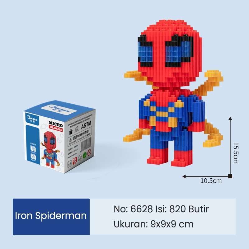 Promo Nano Block Model Karakter Kartun Mainan Balok Edukasi Anak Diy ...