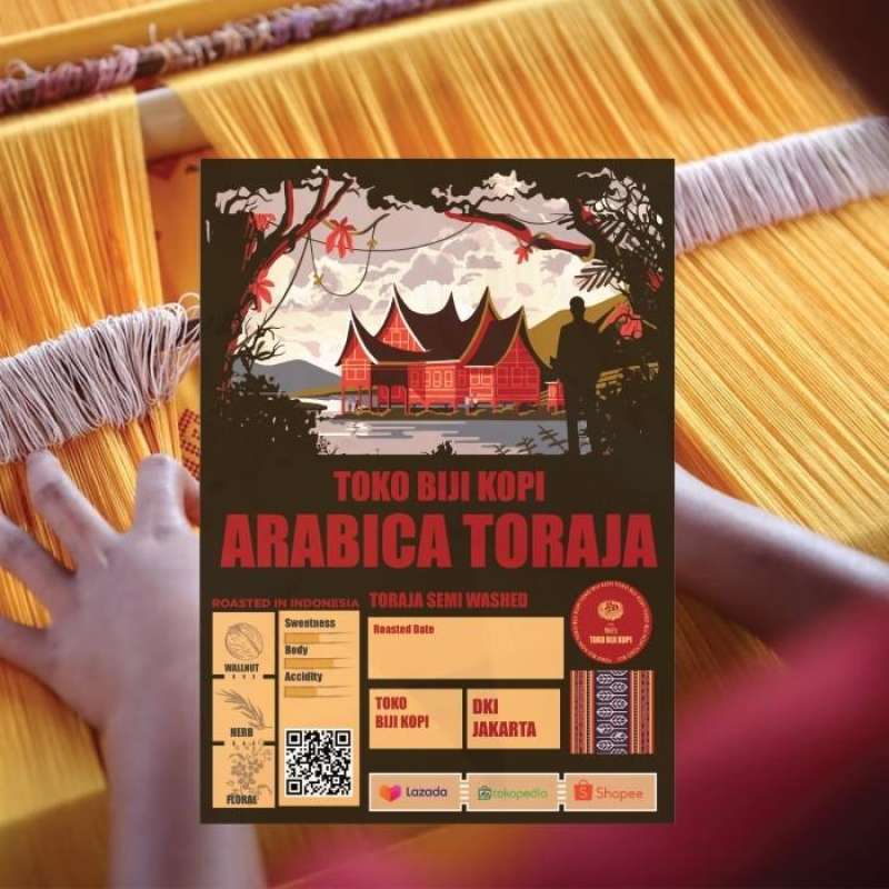 Jual Kopi Arabika Toraja Kalosi Semi Wash Roasted Bean - 500 Gram ...