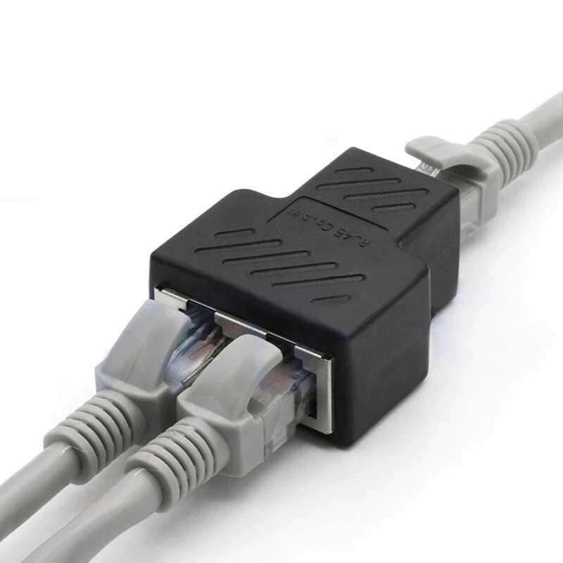 Jual Sifree Rj45 Lan Ethernet Network Connector Splitter 1 To 2 Dn0190 ...