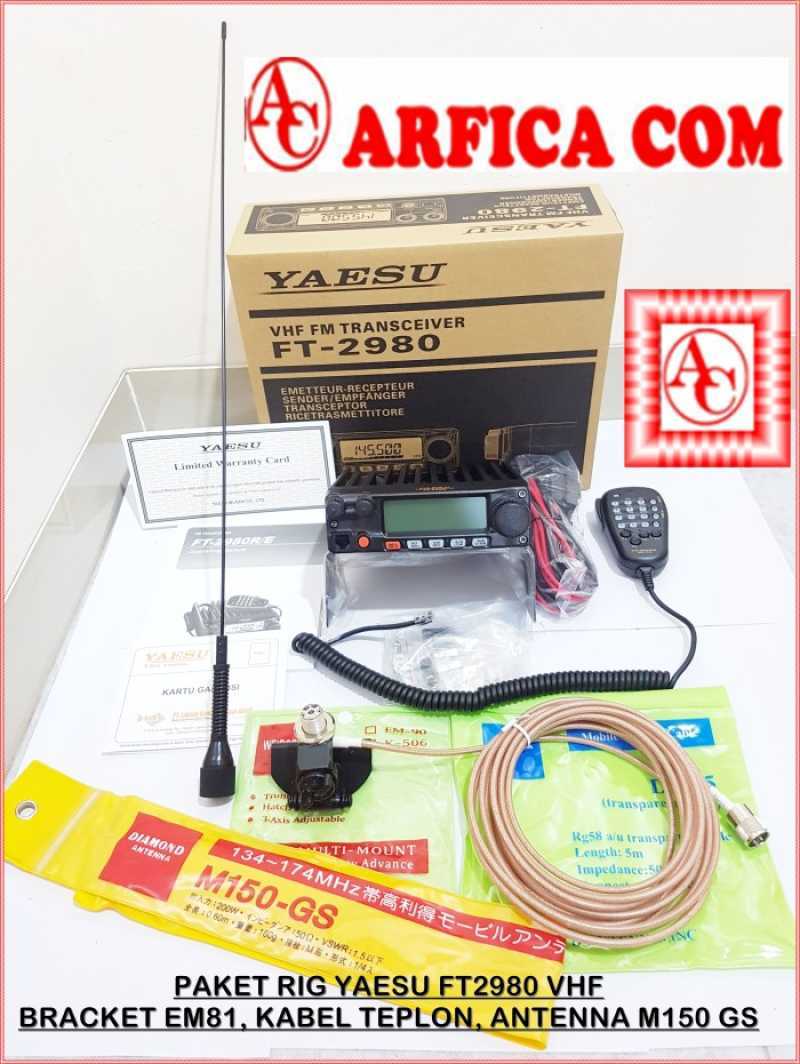 Promo Radio Rig Yaesu Ft2980re Ft 2980 Ft 2980r Set Antena M150 Gs ...