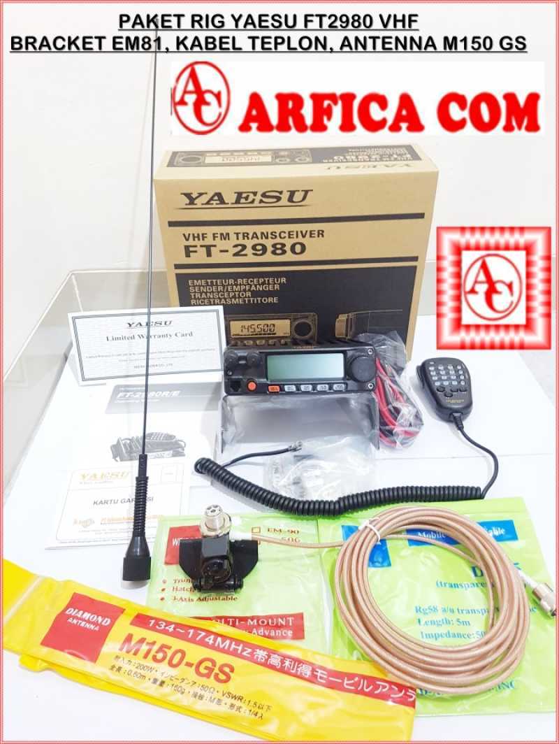 Promo Radio Rig Yaesu Ft2980re Ft 2980 Ft 2980r Set Antena M150 Gs ...