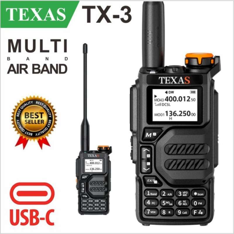 Promo Walkie Talkie Texas Tx3 Tahan Banting Ht Radio Multiband Am Two ...