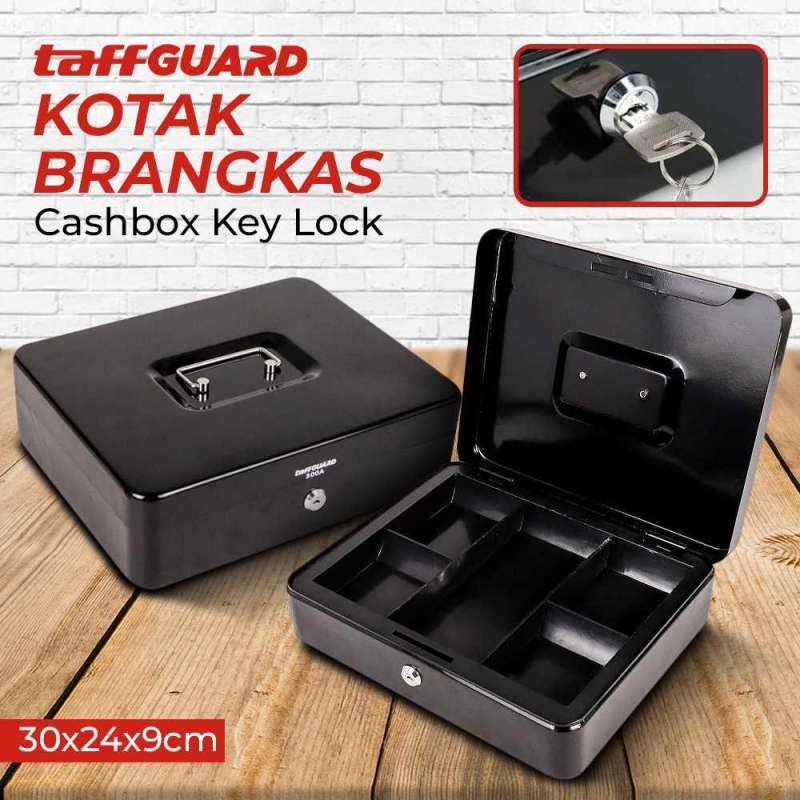Jual Kotak Brankas Uang Cash Safebox Key Lock 300a Brankas Besi ...