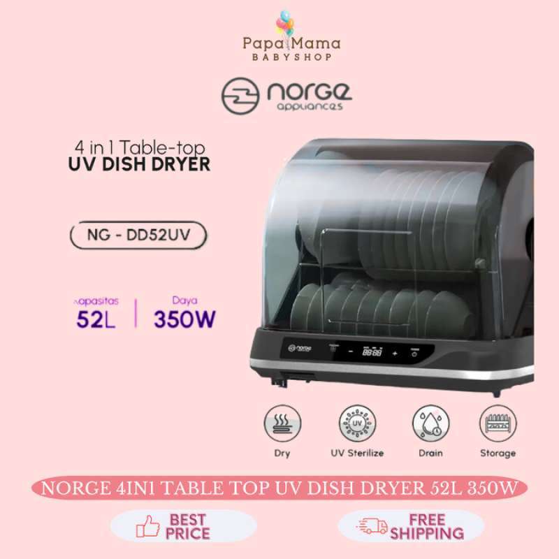 Jual Norge 4in1 Table Top Uv Dish Dryer 52l 350w Di Seller Circlet - Cengkareng Timur, Kota ...