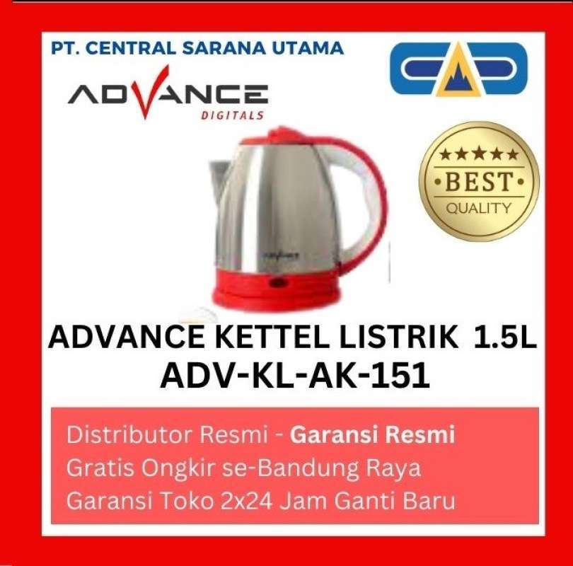Jual Advance Electric Kettel 1.5l / Teko Listrik Ak-151 Di Seller ...