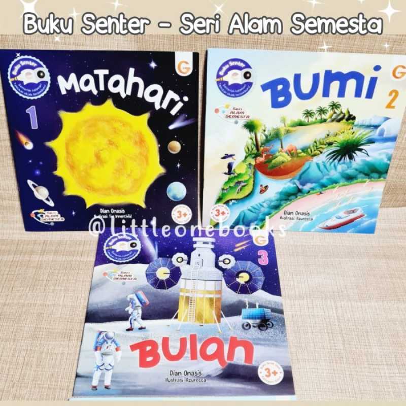 Jual Buku Senter Seri Alam Semesta - Bulan Bumi Matahark Buku Sains ...
