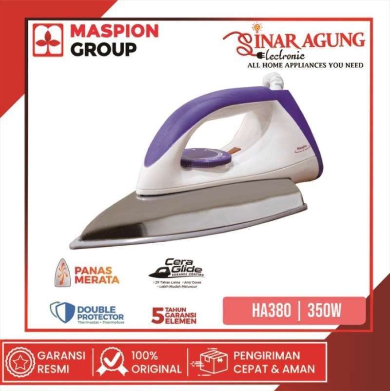 Jual Maspion Setrika Ha 380 / Ha380 350 Watt 100% Ori Di Seller Circlet ...