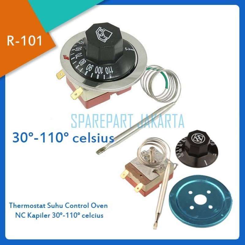 Promo Thermostat Switch Pengatur Suhu Oven Dan Lainnya 30â°-110â° 250v 16a Diskon 23% Di Seller ...