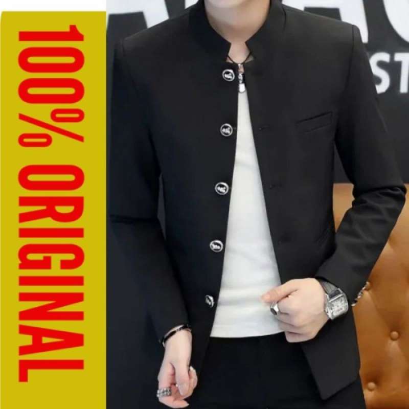 Jual Jas Mandarin/jasko Pria/jasko Polos Tampa Puring Di Seller Wd ...