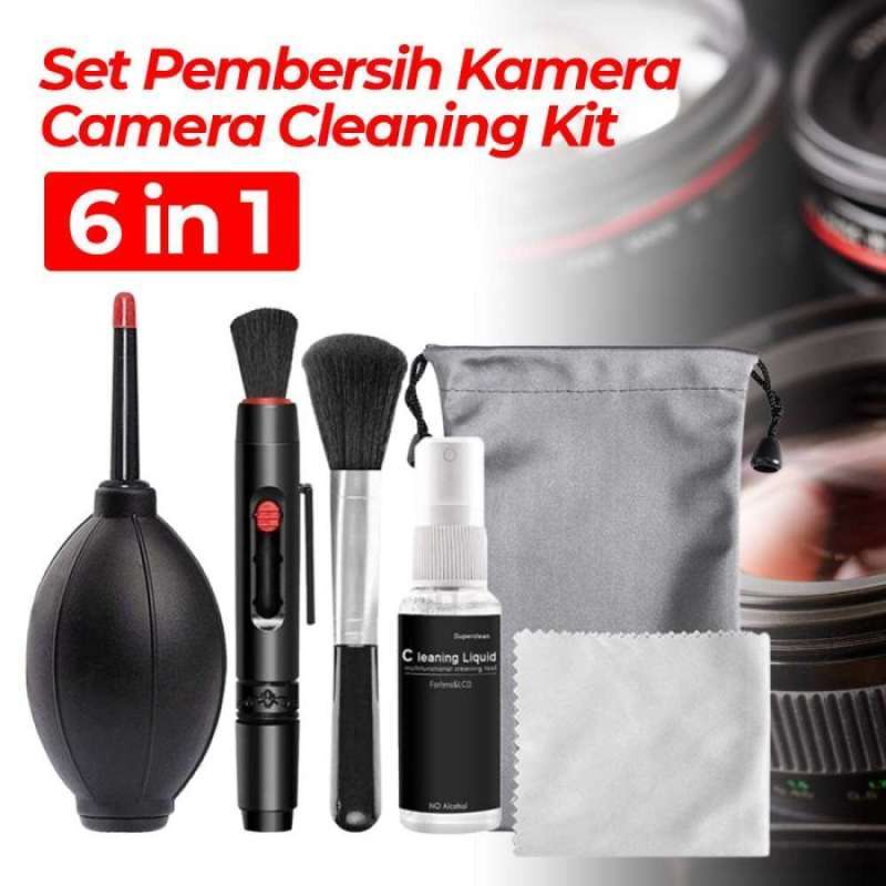 Jual Camera Cleaning Kit 6 In 1 Cleaner Pembersih Lensa Kamera Di ...
