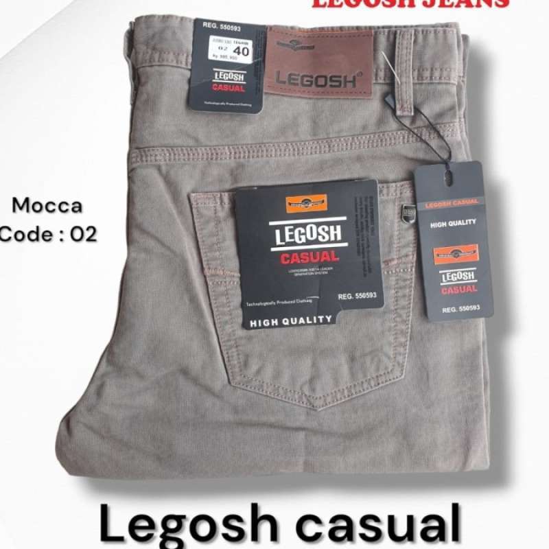 Jual Celana Pria Kanvas Legosh Casual Standar Reguler Ukuran Big Size ...