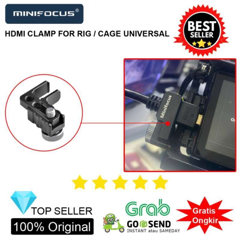 Jual Cds Hdmi Cable Clamp For Universal Rig / Cage Kamera - Mf22 Di ...