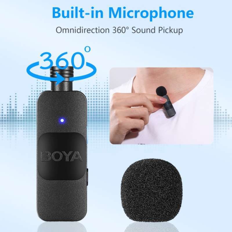 Jual Boya [official Stor By-v10/v20 Ultracompact 2.4ghz Wireless ...