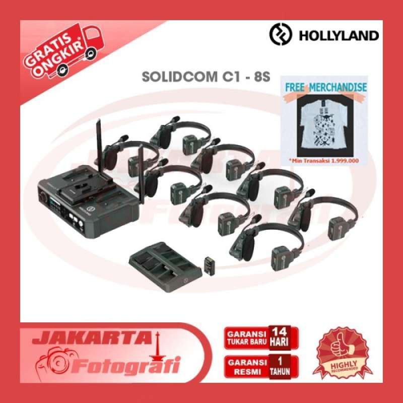 Jual Hollyland Solidcom C1-8s Full-duplex Wireless Dect Intercom System ...