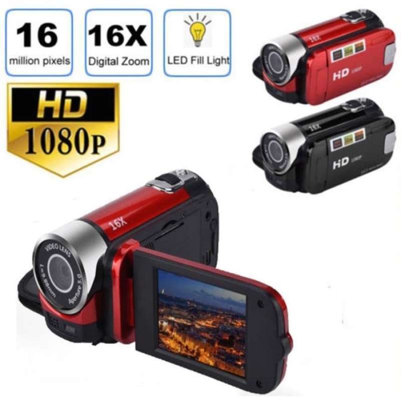 Jual Handycam Mini Untuk Vlog Camcorder 16mp Video Full Hd 16x Zoom Di ...