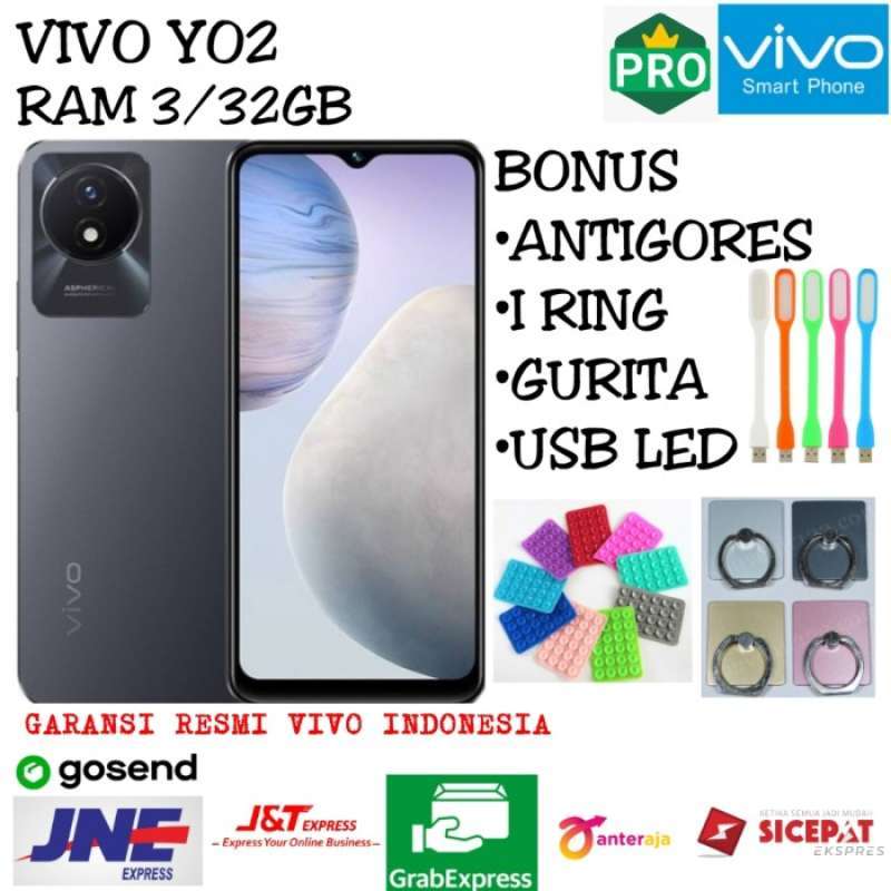 Promo Vivo Y02 Ram 3/32gb Garansi Resmi Vivo Indonesia Diskon 26% Di Seller Harui Store - Karet ...